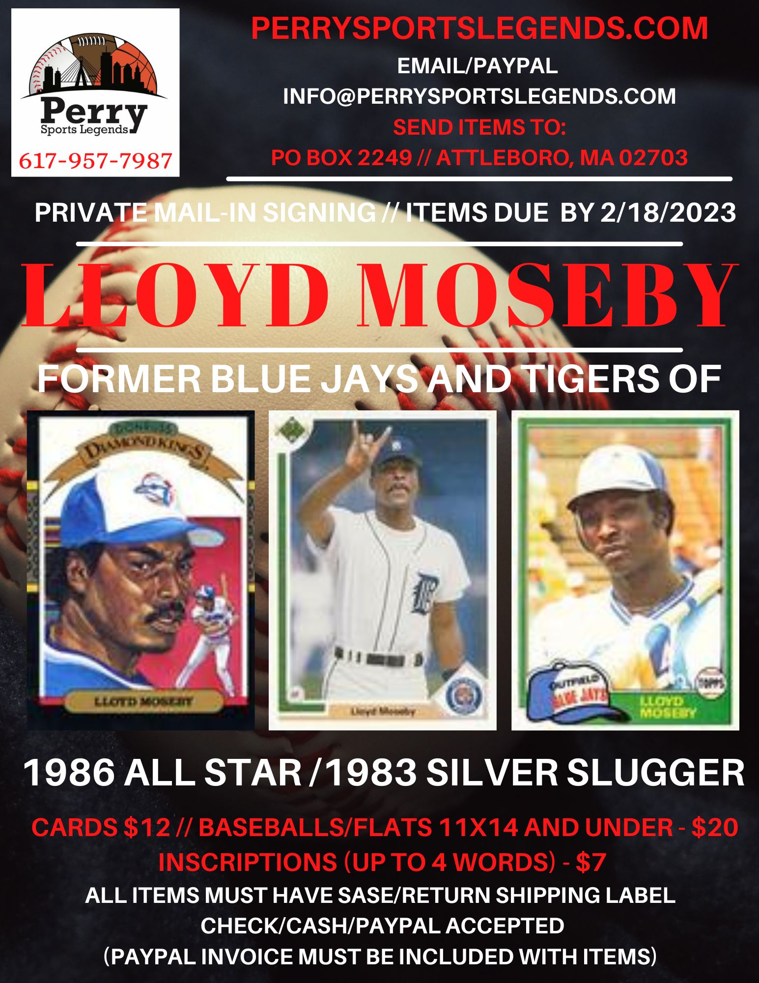 Perry Sports Legends - Authentic Memorabilia