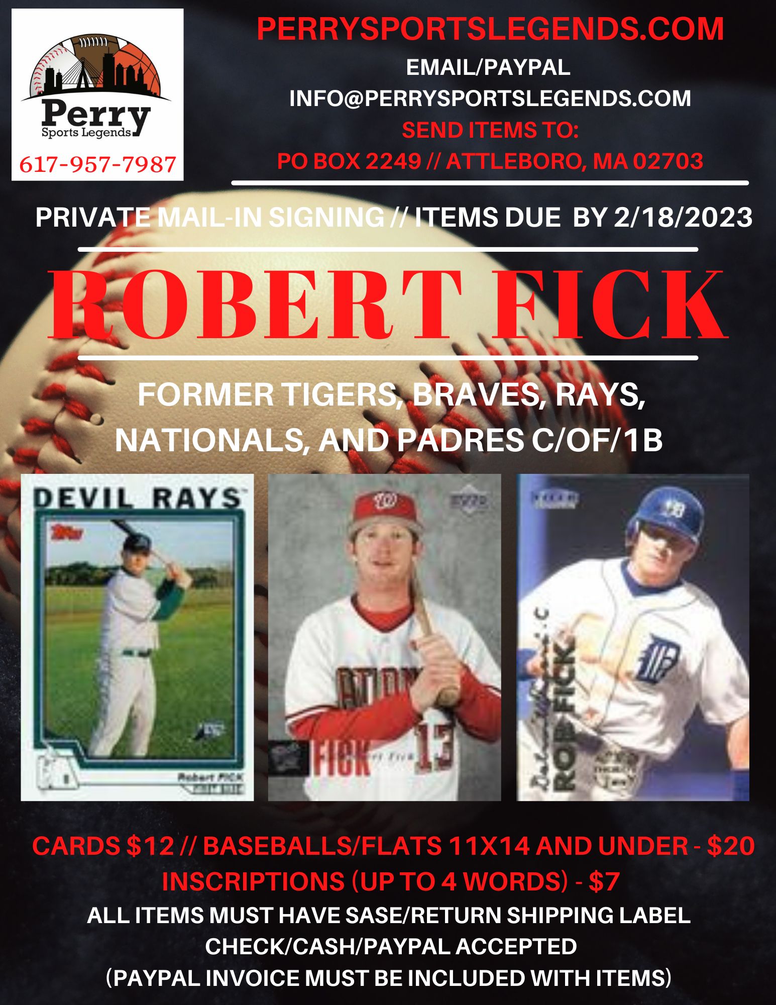 Perry Sports Legends - Authentic Memorabilia