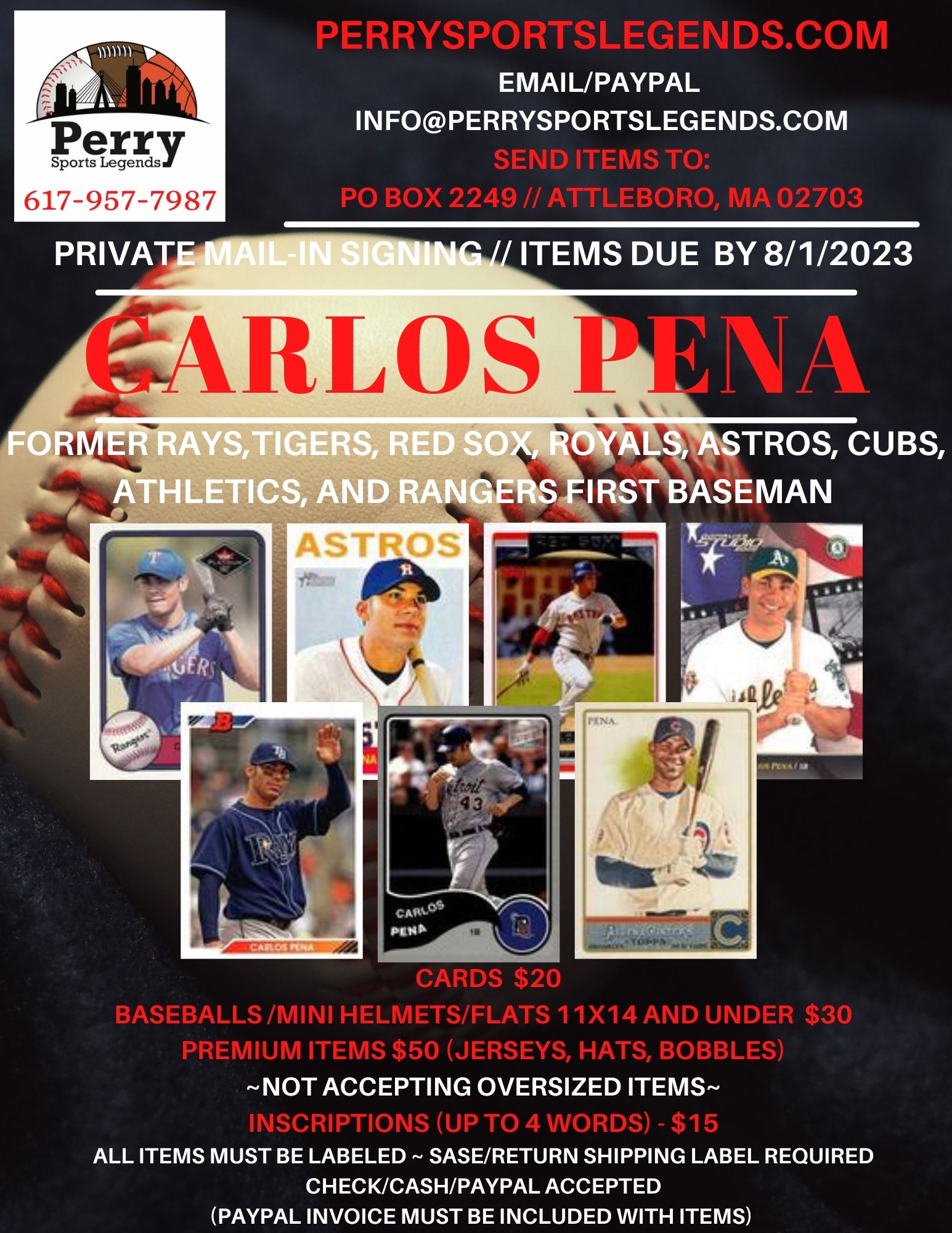 Perry Sports Legends - Authentic Memorabilia