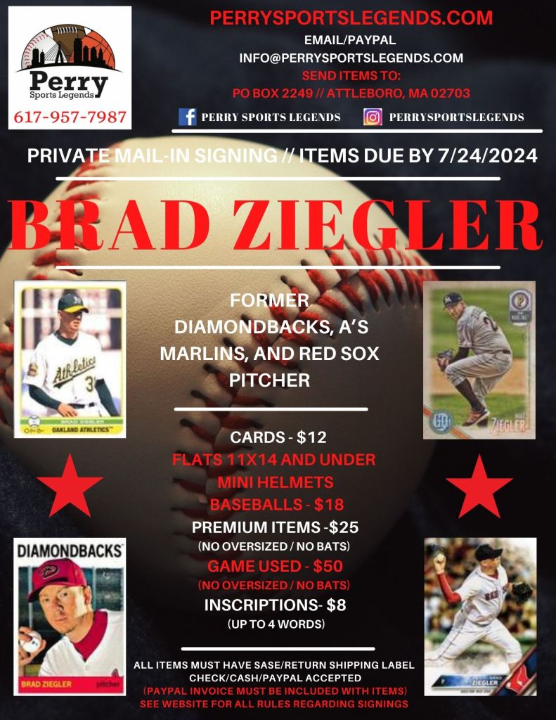 Perry Sports Legends - Authentic Memorabilia