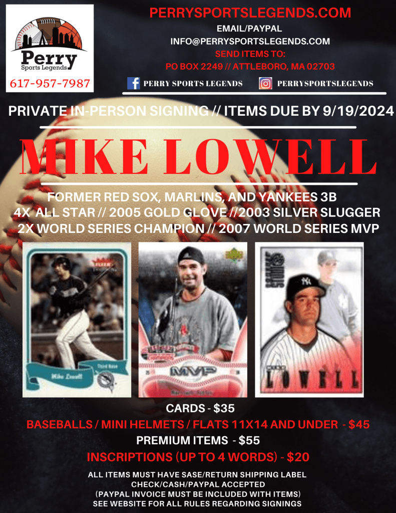 Perry Sports Legends - Authentic Memorabilia