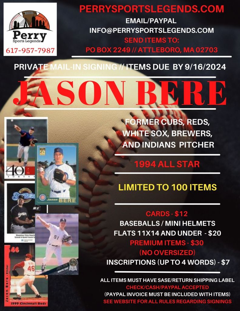 Perry Sports Legends - Authentic Memorabilia