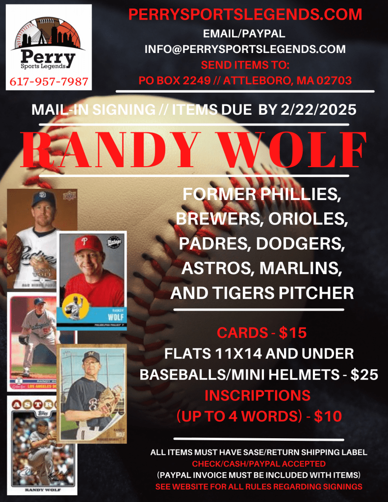 Perry Sports Legends - Authentic Memorabilia