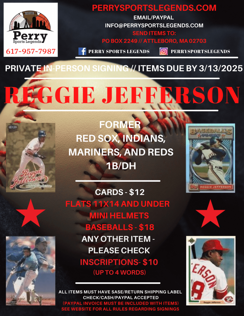 Perry Sports Legends - Authentic Memorabilia